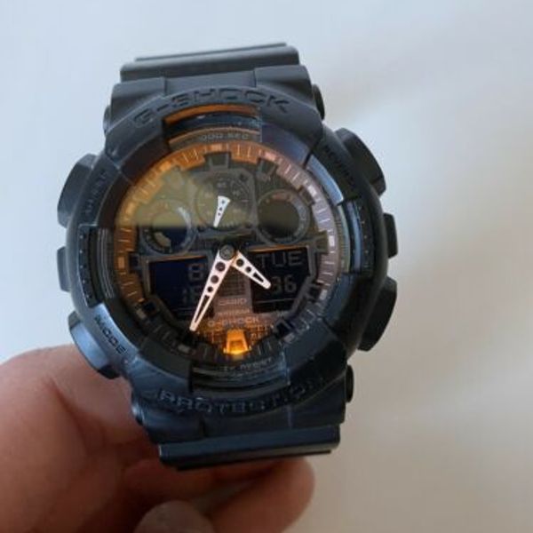 Casio G-Shock 5081 Model GA-100 Watch - Black - For Parts, Read ...