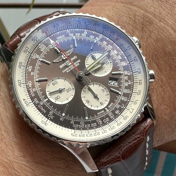 Full Set Breitling Navitimer Rattrapante 44mm Bracelet Version ...