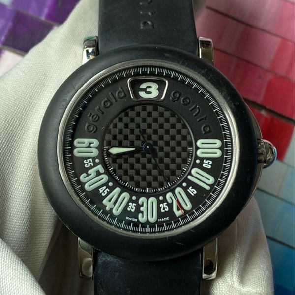 FS: Gerald Genta Retro Sport Jumping Hour 41mm G3694 | WatchCharts Marketplace