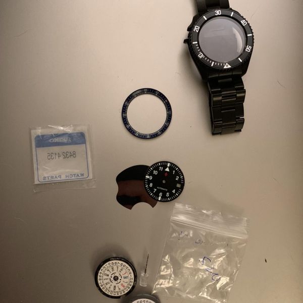 Seiko Parts: Dagaz Dial, Diver Case(and Bracelet) w/PVD Finish, Chapter ...