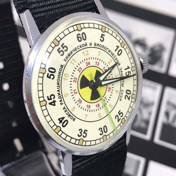 Men's Soviet wrist watch Raketa Vintage Radiation-mechanical USSR ...