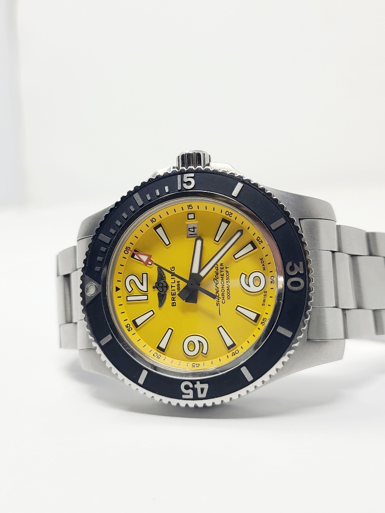 A17367 yellow dial breitling | WatchCharts