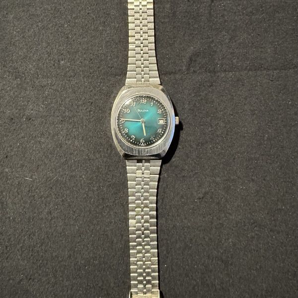 1977 Bulova N7 Watch With Rare Green Sunburst Dual | WatchCharts ...