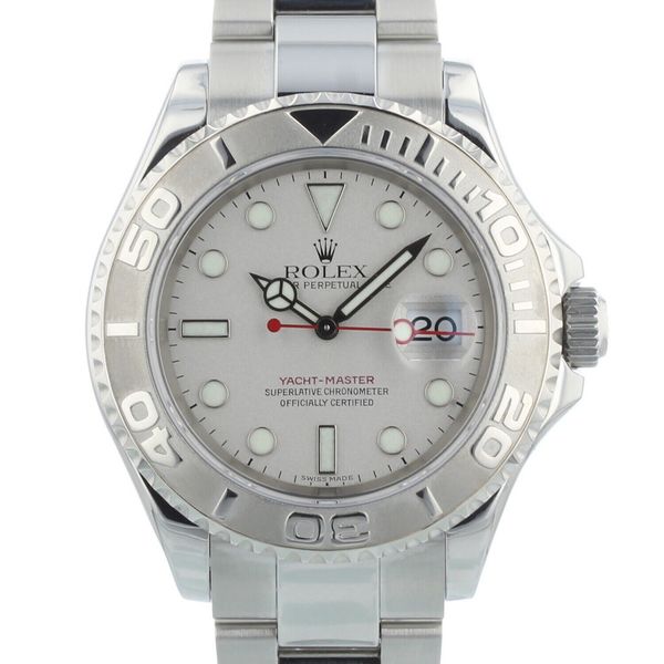 Rolex Yacht Master 16622 40 mm Platinum Dial Stainless Steel 2003 Watch ...