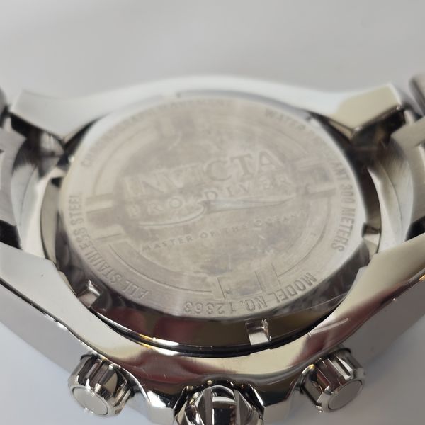 Invicta Pro Diver Men's Watch Blue Silver Chronograph 12363 52mm ...