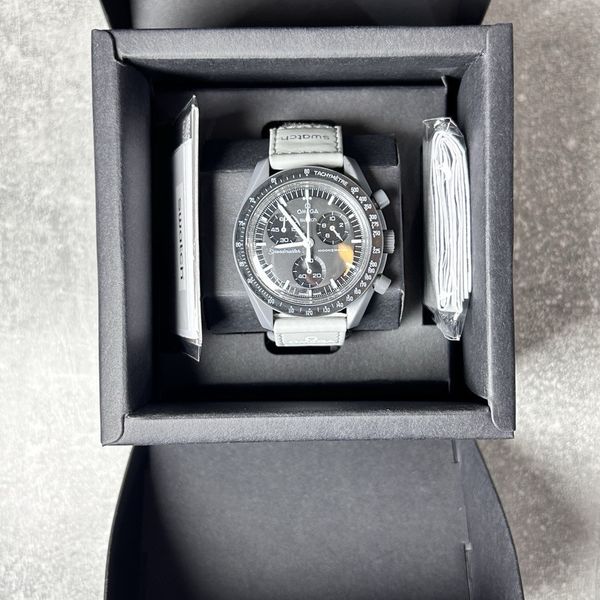 OMEGA x Swatch Speedmaster MoonSwatch Gray Men's Watch | WatchCharts ...
