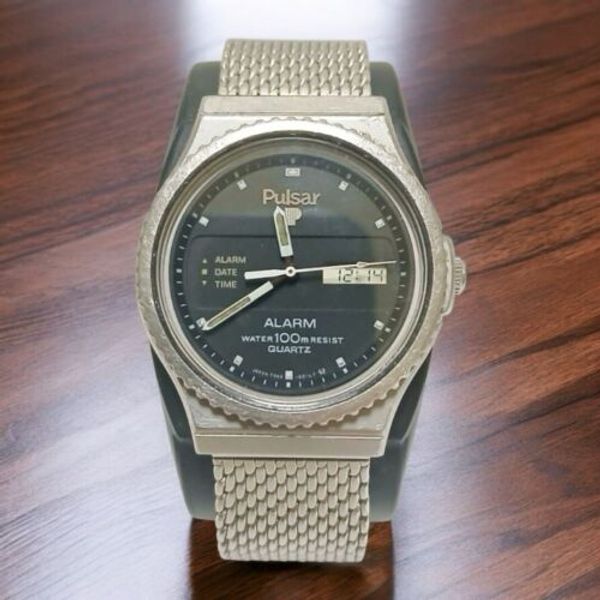 Rare Vintage 1980s Pulsar (Seiko) Y960 6018 Digital/Analog Menâ s Watch ...