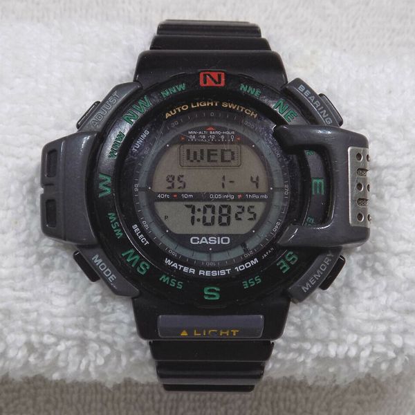 Vintage CASIO 1470 Protek Men's Watch * PRT-40 * JAPAN * NEW BATTERY ...