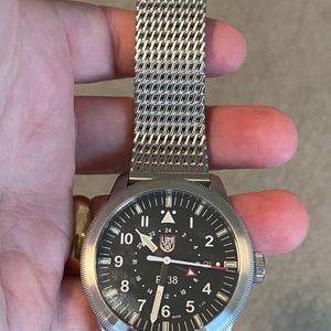 Luminox P-38 Lightning 42mm Pilot Watch XA.9522, Stainless Luminox P-38 Lightning 42mm Pilot Watch XA.9522, Stainless