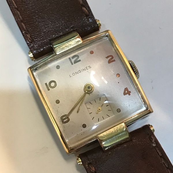 FS: Vintage Longines 10L Center Lug 10K Gold-Filled Small Seconds Mens ...