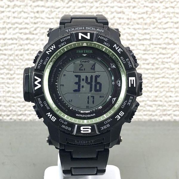 Casio PRO TREK PRW-3510FC Solar Radio 20ATM Triple Sensor Watch ...