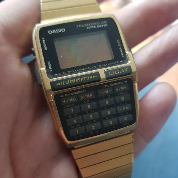 Casio Telememo 30 Data Bank Calculator Mod.1253 DBC-300 Watch parts ...