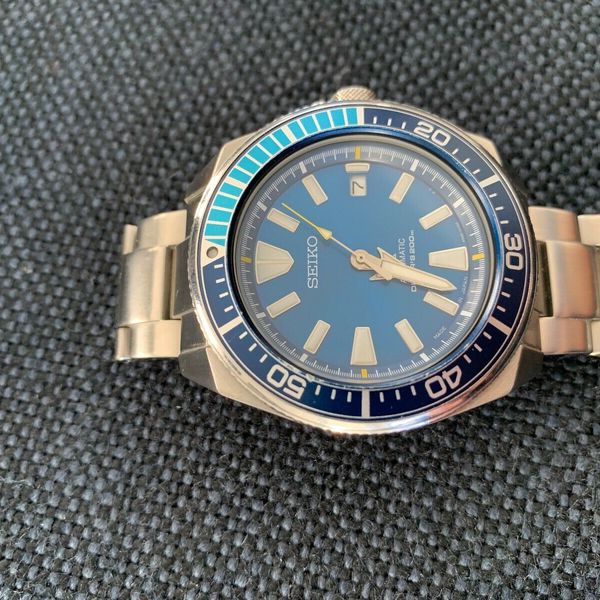 Seiko Prospex SRPB09 Samurai Blue Lagoon | WatchCharts Marketplace