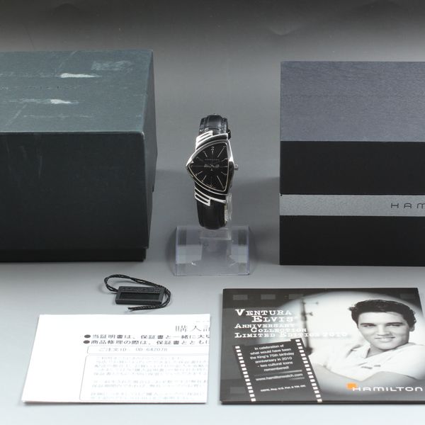 Box [Exc+5] Hamilton Ventura H244810 Elvis Presley 75th Limited Qz Mens Watch | WatchCharts ...