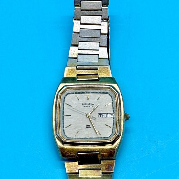 Vintage Seiko Gold-Tone Watch 8223-5249 | WatchCharts Marketplace