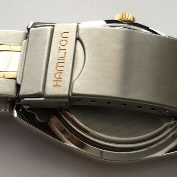Hamilton Watch 8482 water resistant Stainless steel 7 Jewels Swiss Safe ...