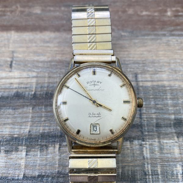 Vintage Rotary Commodore Watch 21 Jewels Automatic (working ...