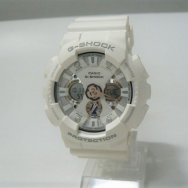 Casio CASIO G-SHOCK analog digital watch quartz men's white system GA ...