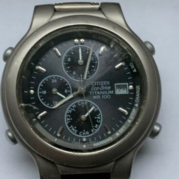 Citizen Eco Drive Titanium Chronograph 0870-H16633 Herrenuhr | WatchCharts