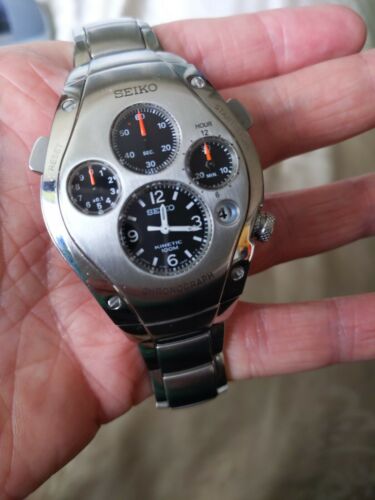 Seiko sportura kinetic chronograph model 9t82-OA50/SLQ007 | WatchCharts