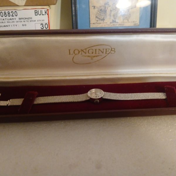 Antique / Vintage Longines Women's Silver Tone Watch | WatchCharts ...