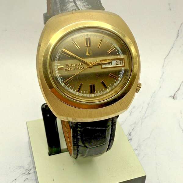 Bulova Accutron N3 1973 2182 Watch 10K Gold Plate | WatchCharts Marketplace