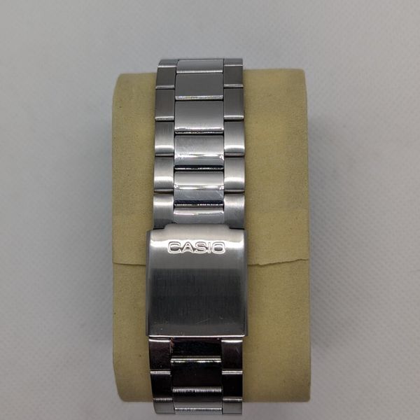 Casio Men's Watch MTP-VD01 Quartz Analog White Dial Silver Stainless ...