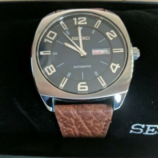 Seiko Recraft SNKN37 Leather Automatic Men's Watch | WatchCharts