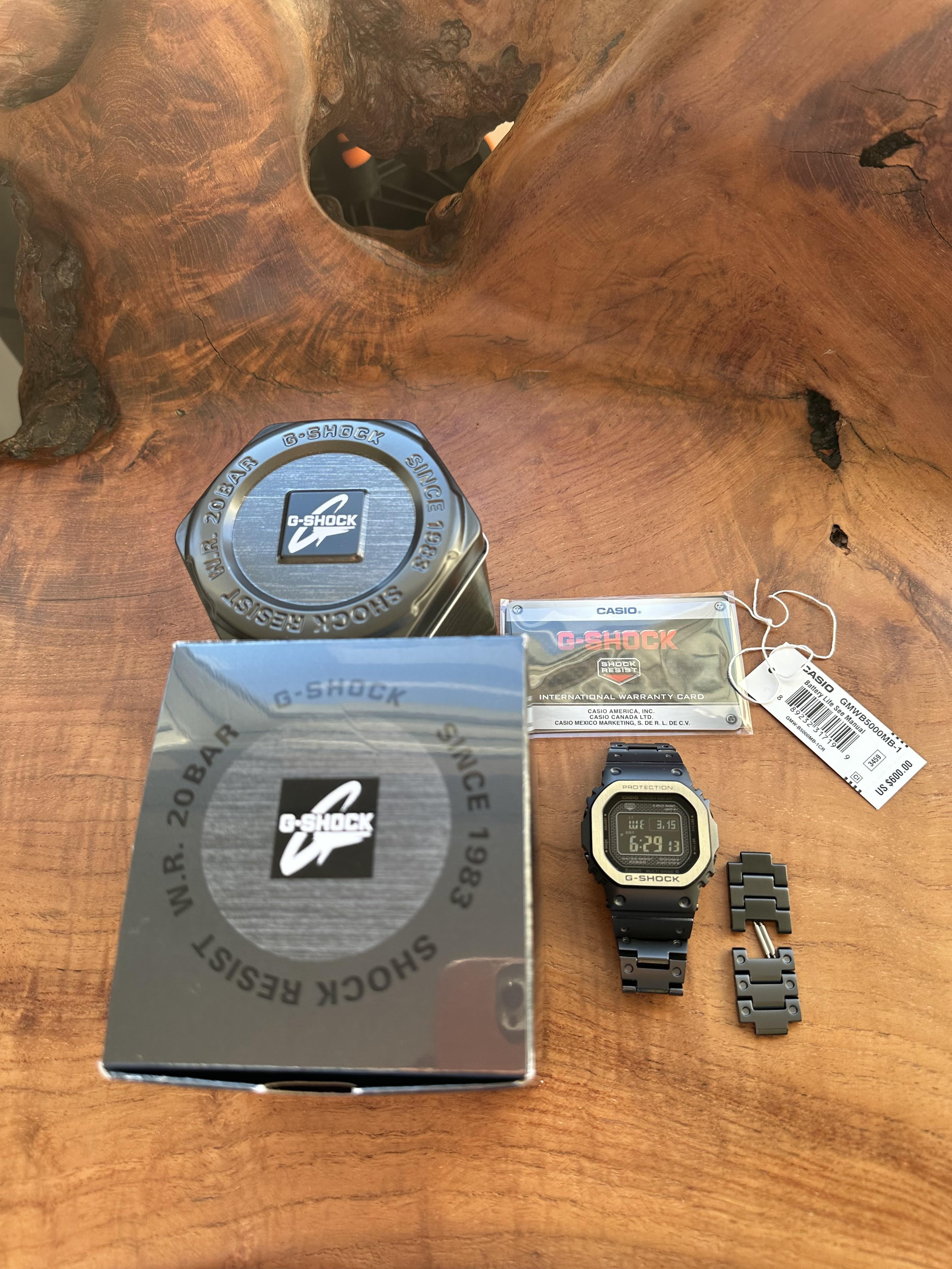 [WTS] Casio G-Shock GMWB5000MB-1 Mint Condition | WatchCharts