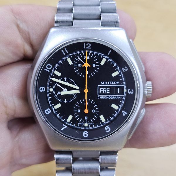 Tutima Military Chronograph 798 Lemania 5100 | WatchCharts Marketplace