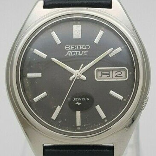 Vintage Seiko ACTUS 7019-8010 JDM Japan Automatic 21J Steel Men's Wrist Watch | WatchCharts ...
