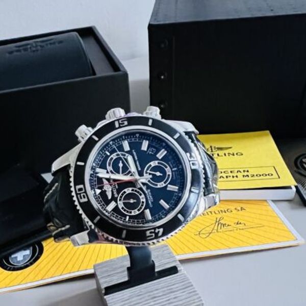 Breitling Superocean Chronograph Men Watch 2000m Chronometre Certifie ...