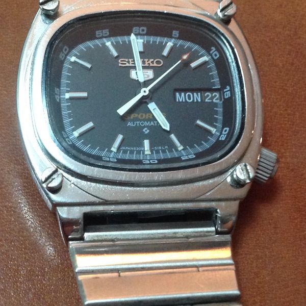 Seiko 5 Sports - Vintage Uncommon Case - Recent Service - $75 | WatchCharts
