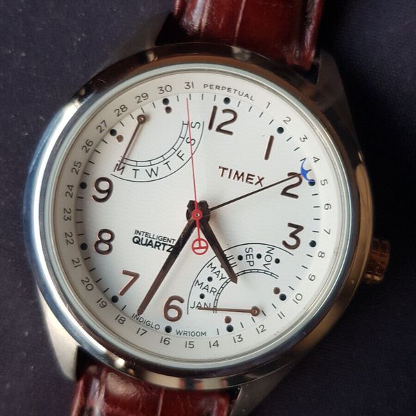 Timex perpetual calendar T2N504 watch | WatchCharts Marketplace