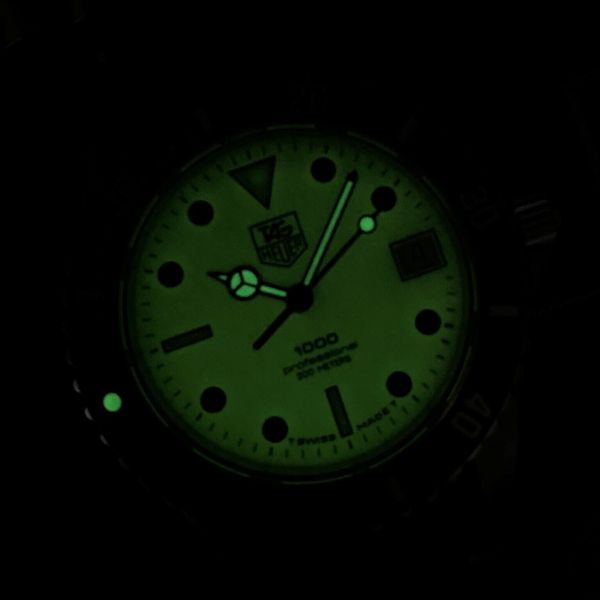 Tag Heuer *1000 Professional*Ref.980.113N Full Lumi 38MM Swiss Watch ...