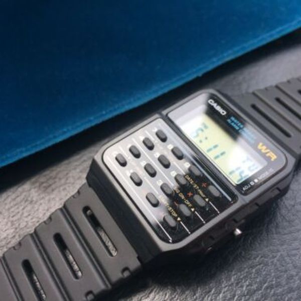 Casio CA-53W-1ER Water Resistant Retro Calculator Watch Ca53w 3208 ...