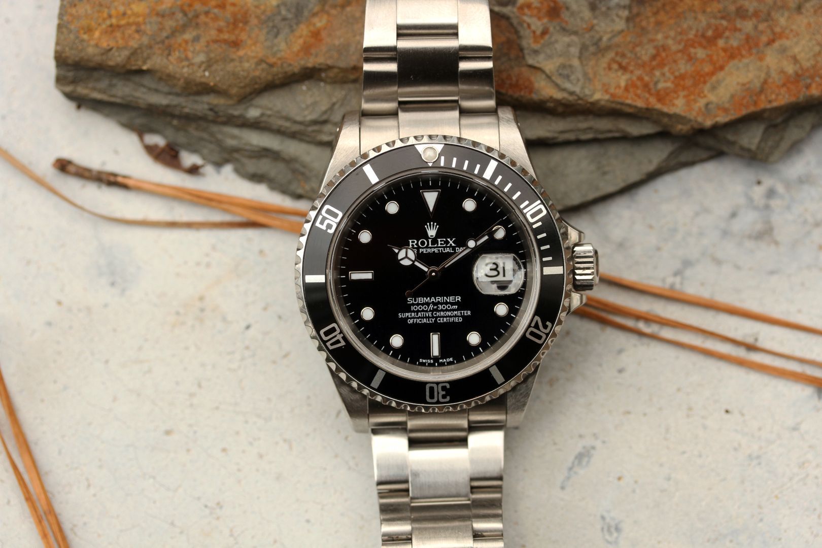 2002 Rolex Submariner ref. 16610 Date SEL, Holes Case | WatchCharts