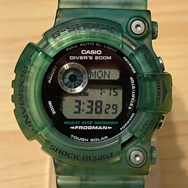 [WTS] Casio G-Shock GW-202AK-7 Emerald Green Jelly Custom Frogman I.C.E ...