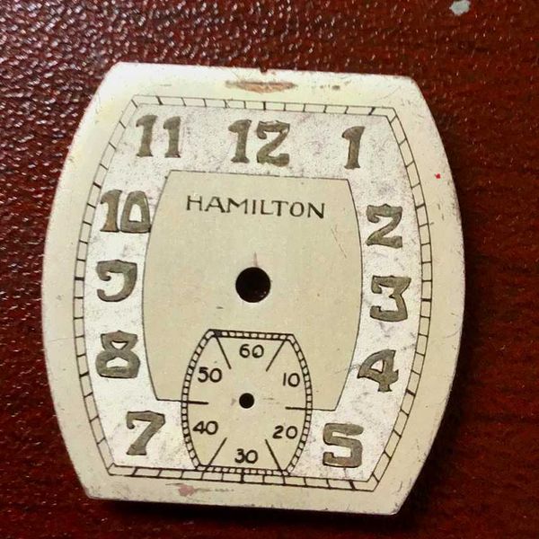 Hamilton "Grant" dial - 1930 for 987 979 6/0 movement | WatchCharts ...