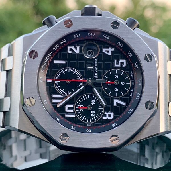 Audemars Piguet Royal Oak Offshore Chrono Vampire . Complete Set with ...