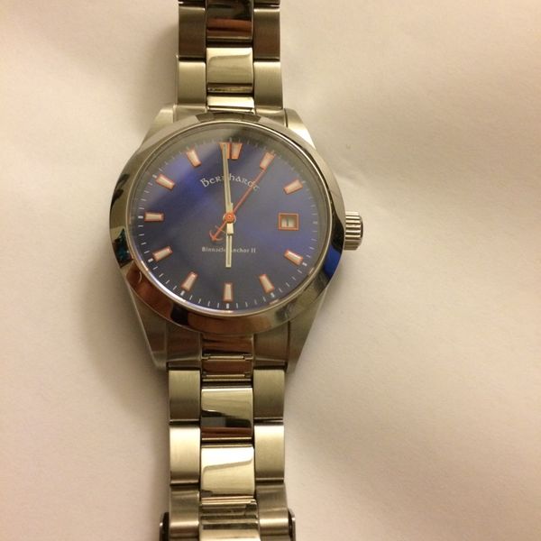 FS: Bernhardt Anchor - Blue Dial | WatchCharts Marketplace