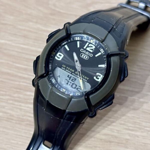 Casio HDC-600 Mens Sports Analogue & Digital Quartz Watch- Working ...