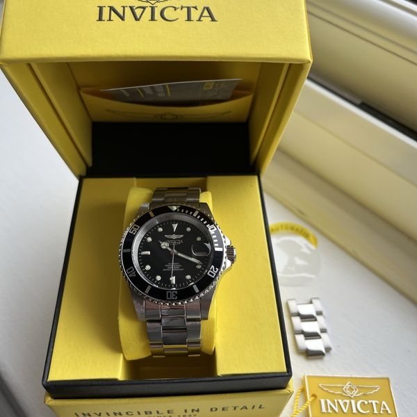 Invicta Automatic Pro Diver 200M Black Dial 8926OB Men's Watch 40mm ...