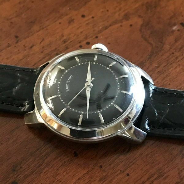 Hamilton "Jason" mechanical men/s watch, 1957-1958, 17 jewel 671 ...