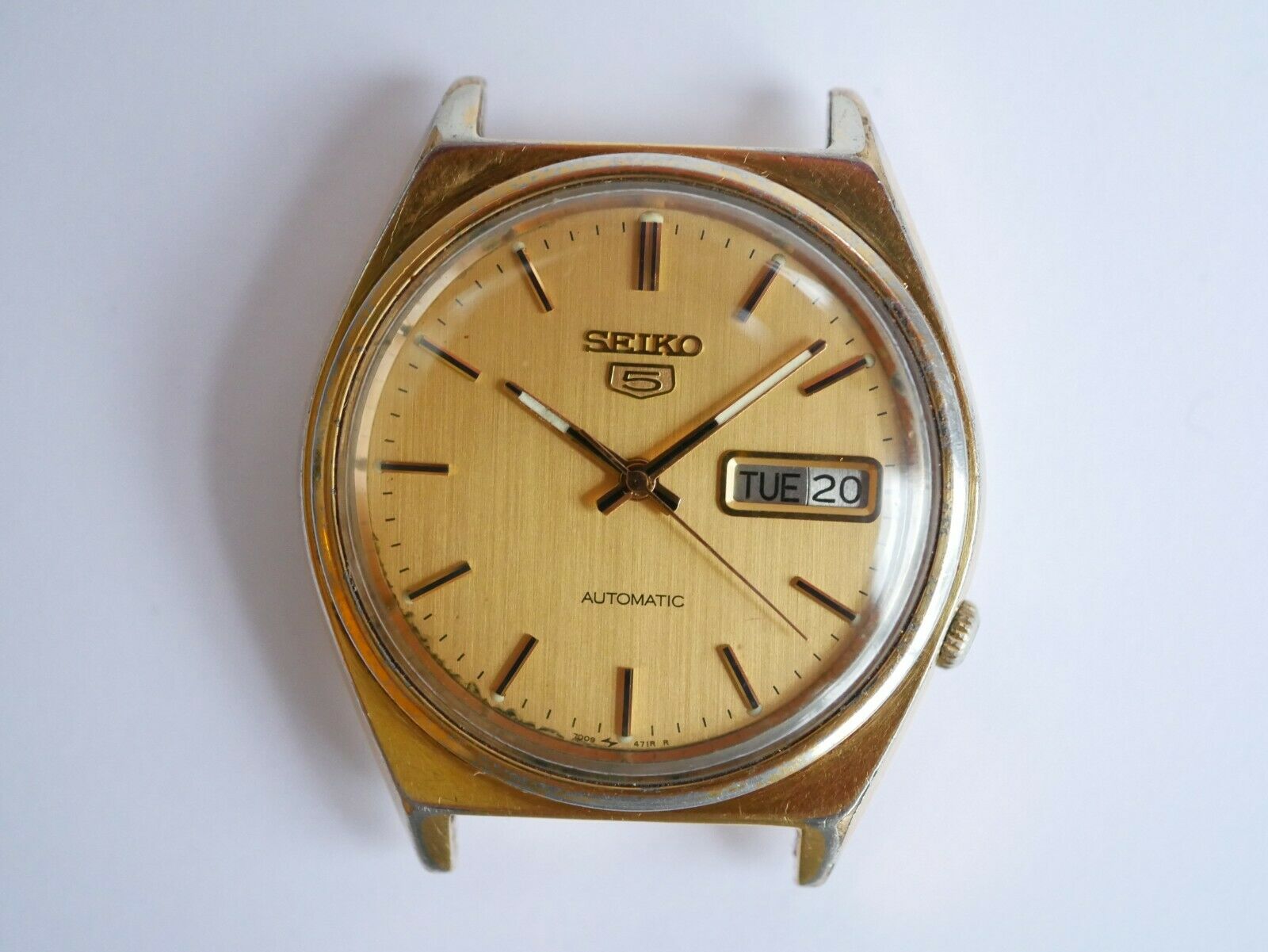 VINTAGE SEIKO 5 7009-3140 AUTOMATIC MENS WATCH | WatchCharts Marketplace