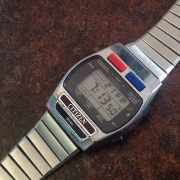 Vintage CITIZEN Seven CR-1034 - Rare Digital Early LCD Wrist Watch ...