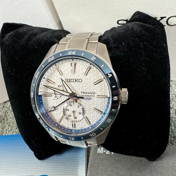 Seiko Presage 140th Anniversary GMT Automatic Limited Edition Watch ...