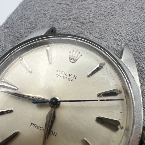 Rolex Oyster Precision 6424 1960s Stainless Steel Manual Wind Gents ...
