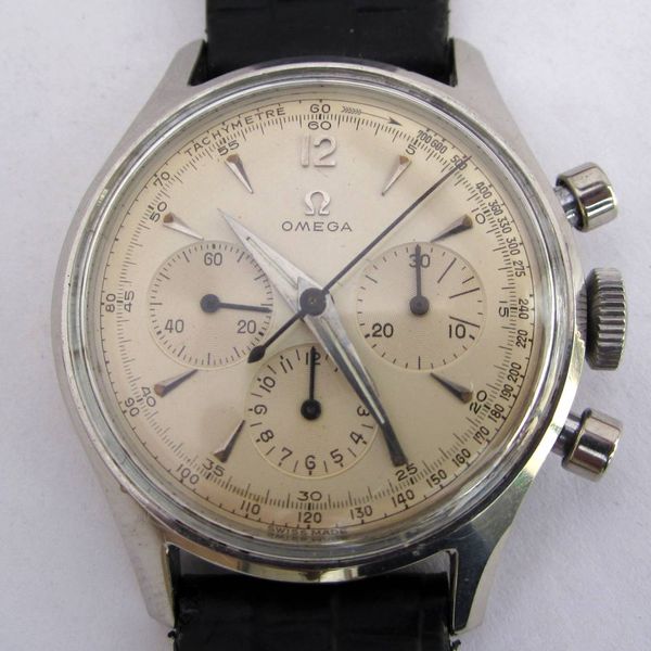 FS Vintage Omega Chronograph Ref.2451 Rare Cal 321 Solid Acier Circa ...