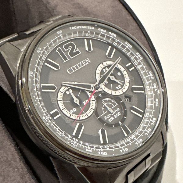 Citizen Eco-Drive Men's Chronograph Date Indicator 43mm Watch CA4377 ...
